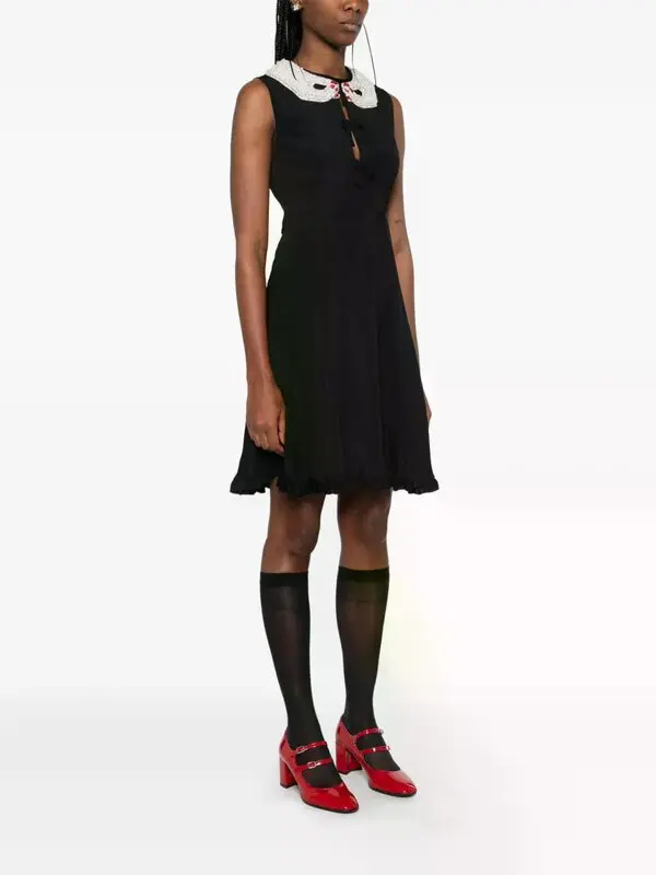 amara backless mini dress black Chinese style jet black mini dress – remulia