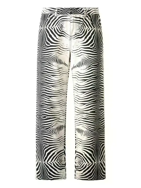 Roberto Cavalli Tigress-print Trousers