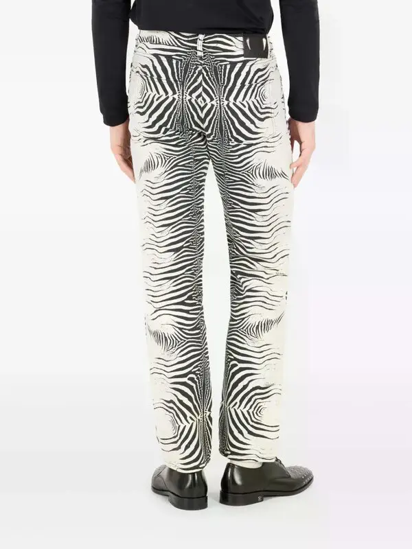 Roberto Cavalli Tigress-print Trousers