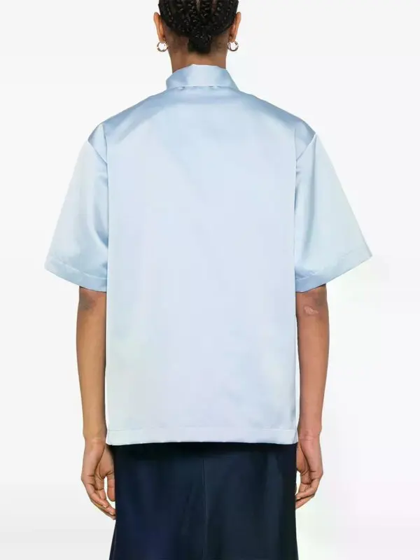 N°21 Satin Camp Collar Shirt