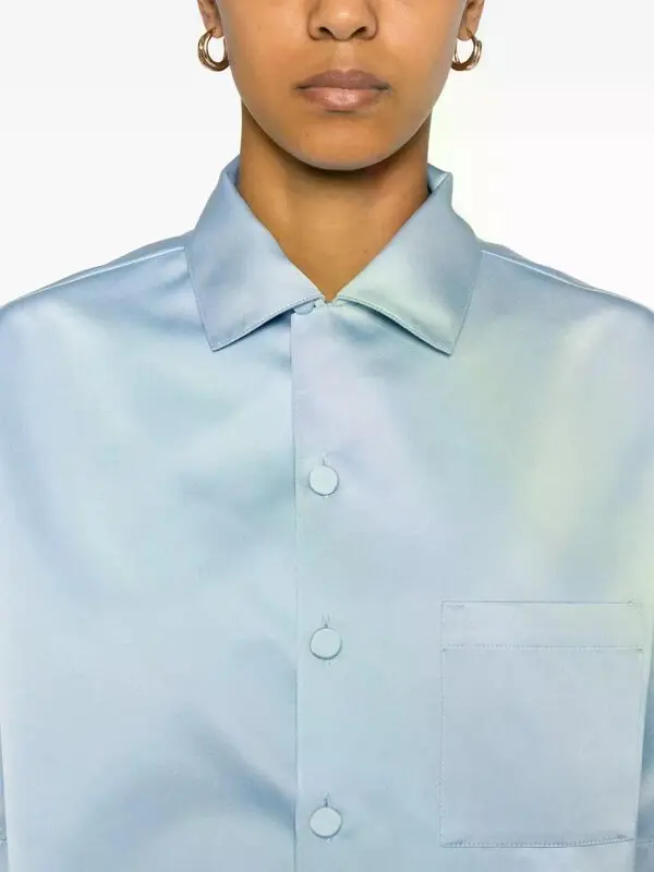 N°21 Satin Camp Collar Shirt