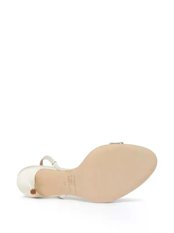 SCAROSSO 85mm Slingback Sandals - White