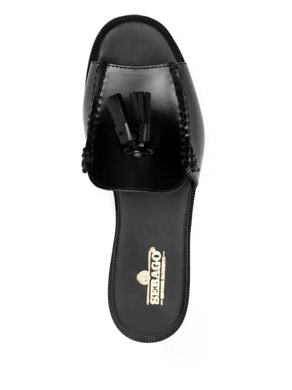 SEBAGO Will Flat Mules - Black