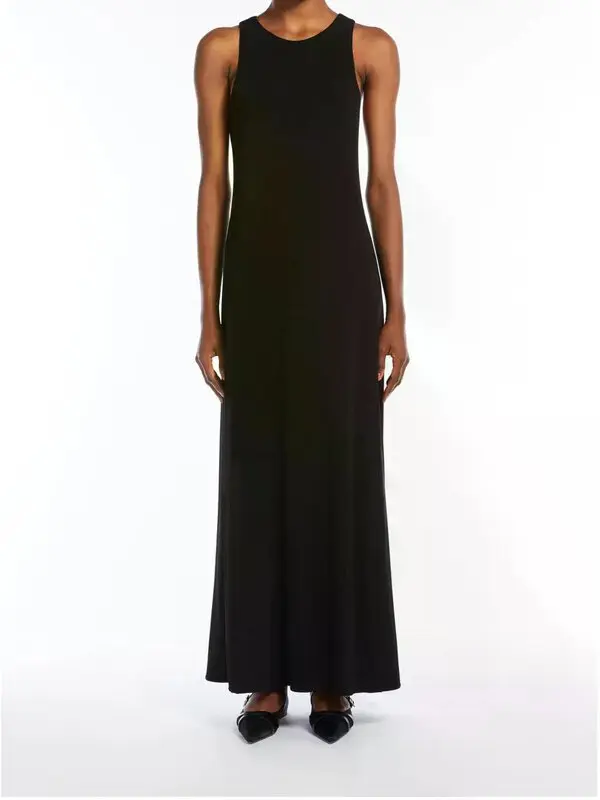 Max Mara Sleeveless Maxi Dress - Black