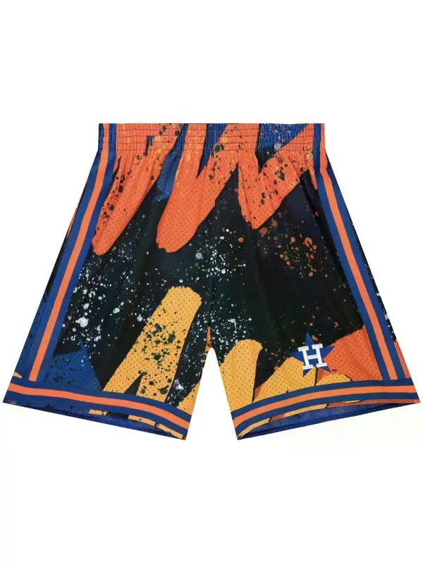 Mitchell & Ness Mlb Houston Astros Hyper Hoops Shorts