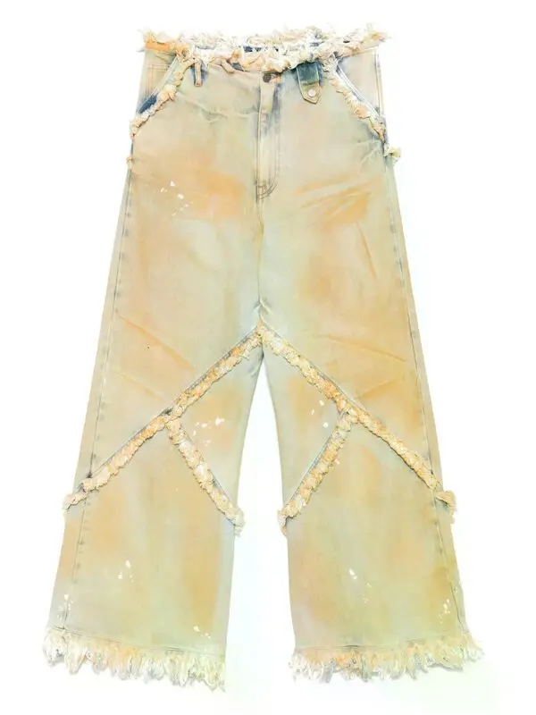 EGONLAB Argyle Jeans - Yellow