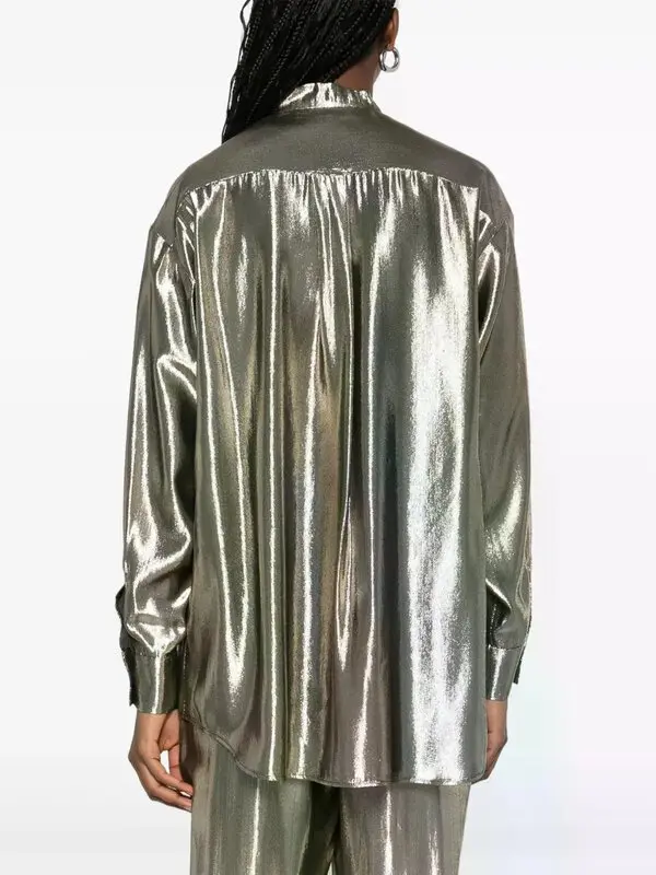Philosophy Di Lorenzo Serafini Lamé Shirt