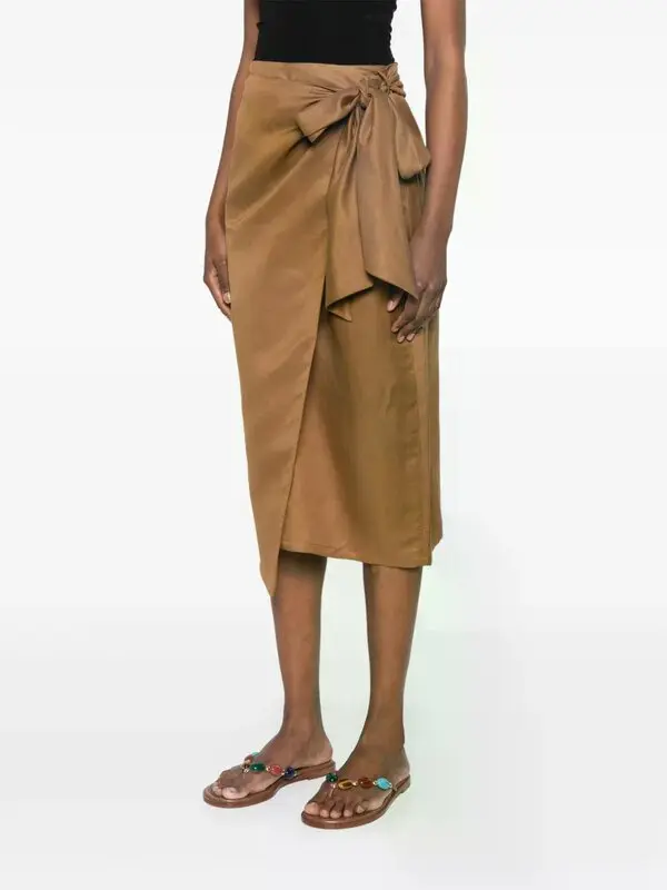 Max Mara Tequila Midi Wrap Skirt