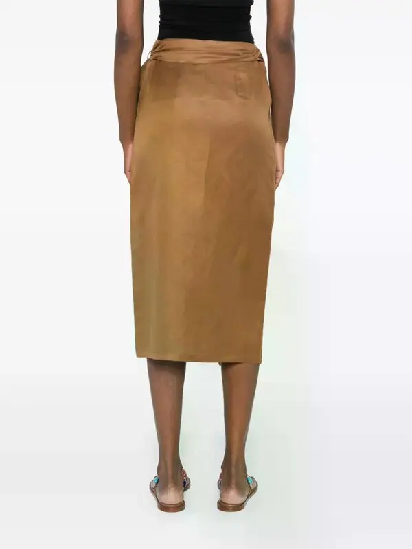 Max Mara Tequila Midi Wrap Skirt