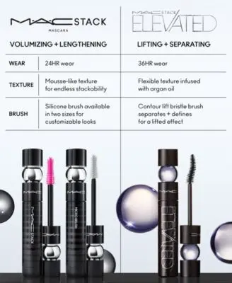 MAC COSMETICS Stack Elevated Mascara - Black Stack