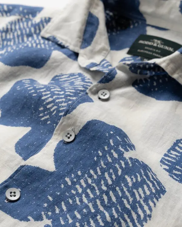 Rodd & Gunn Donnelly Linen Floral Print Shirt - Regatta