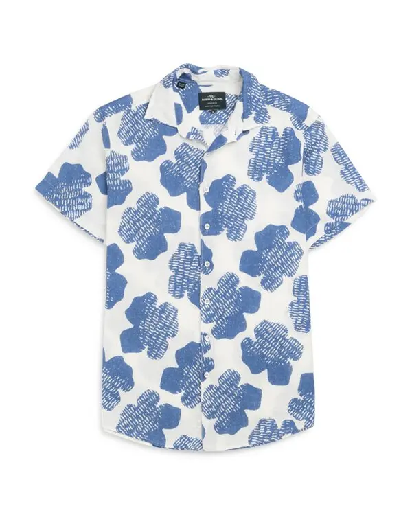 Rodd & Gunn Donnelly Linen Floral Print Shirt - Regatta