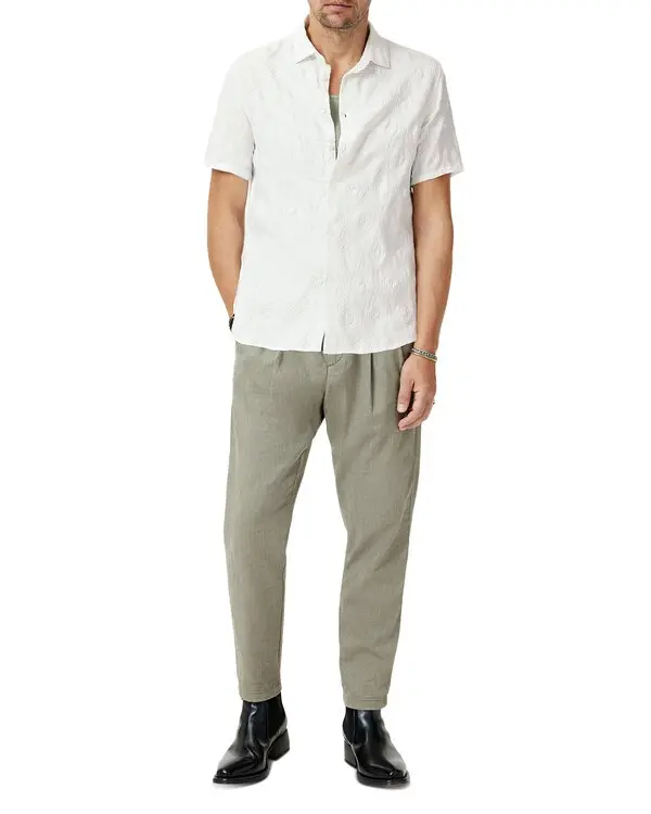 John Varvatos Sean Textured Short Sleeve Shirt