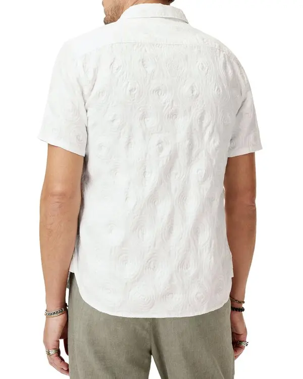 John Varvatos Sean Textured Short Sleeve Shirt