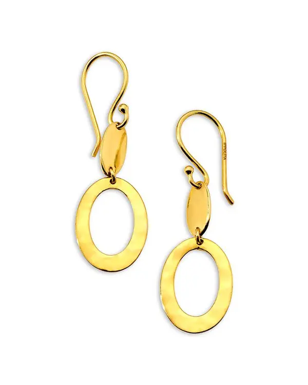Ippolita Classico Mix Textured Open Drop Earrings - Gold