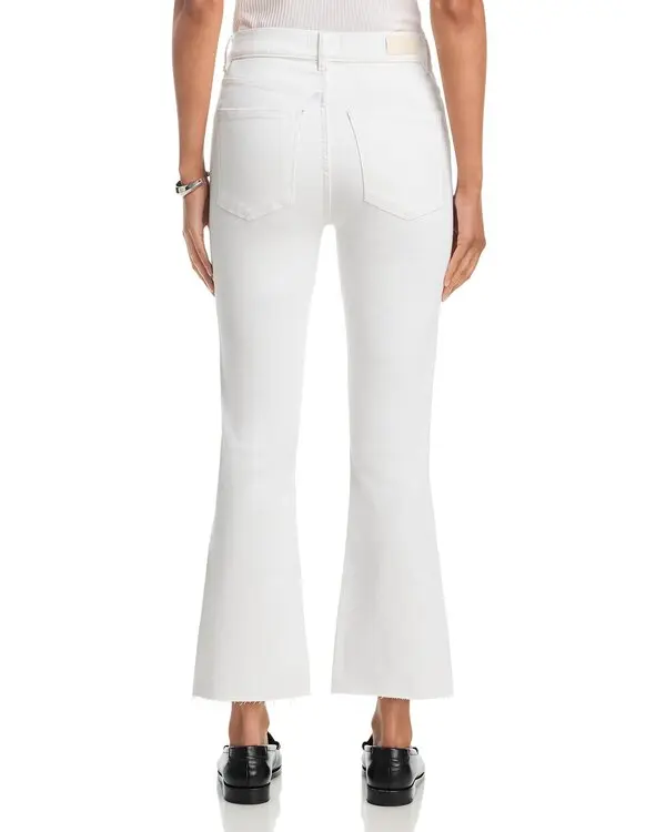DL1961 Bridget Bootcut High-rise Instasculpt Crop Jeans - White