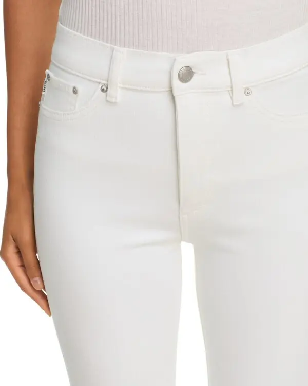 DL1961 Bridget Bootcut High-rise Instasculpt Crop Jeans - White