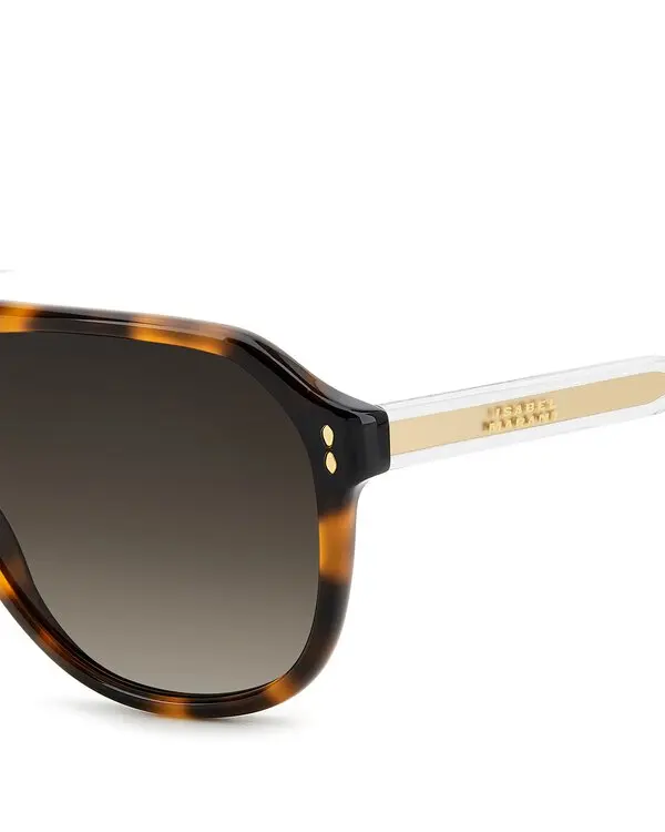 Isabel Marant Étoile Pilot Sunglasses, 60mm - Havana