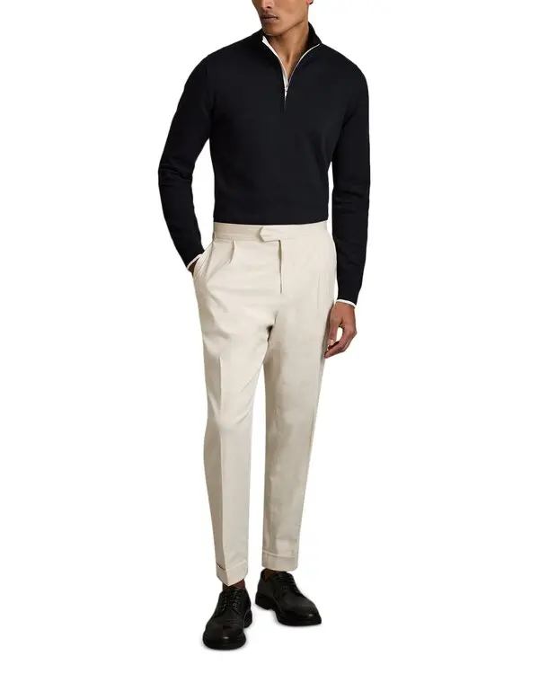 REISS Long Sleeve Zip Sweater