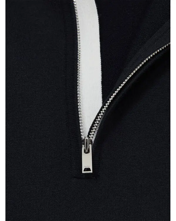 REISS Long Sleeve Zip Sweater