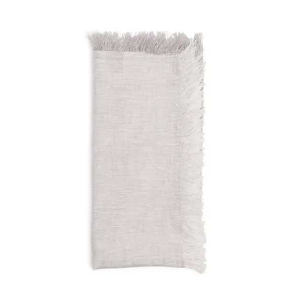 KIM SEYBERT Chambray Fringe Napkin - Gray