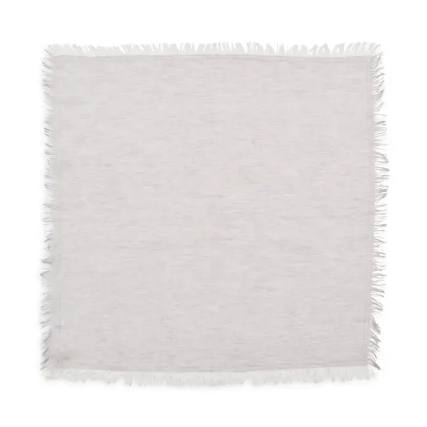 KIM SEYBERT Chambray Fringe Napkin - Gray