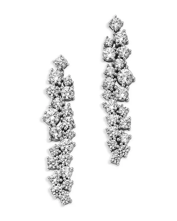 Bloomingdale'S Diamond Cascade Drop Earrings White Editorialist