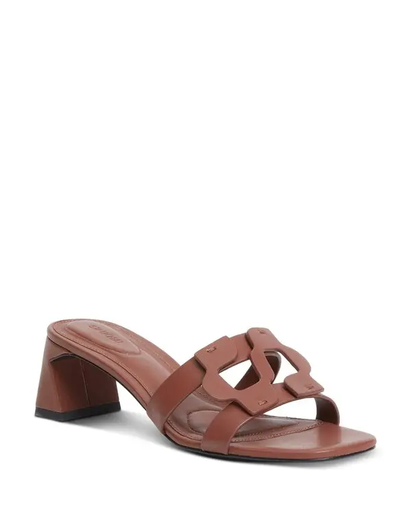 Simkhai Monogram Slide Sandals