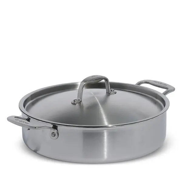 MADE IN 5 Ply Clad 6 Qt. Rondeau With Lid - Stainless Steel