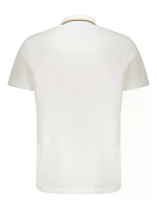 Versace Short Sleeve Cotton Polo Shirt - White