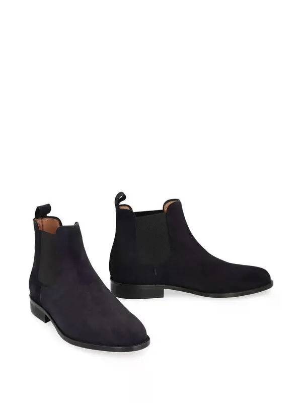 Bruno Magli Suede Chelsea Boots In Blue - 35% Off | Editorialist display picture 3