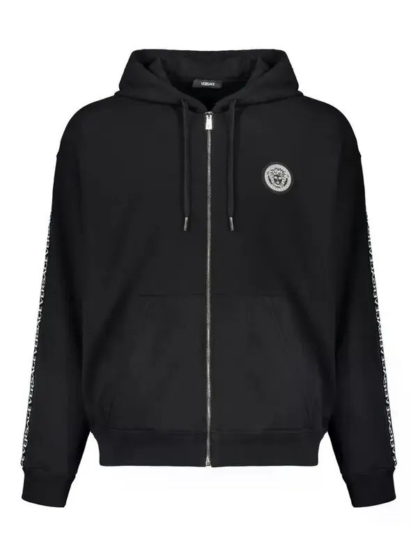 Versace Cotton Zip-up Hoodie