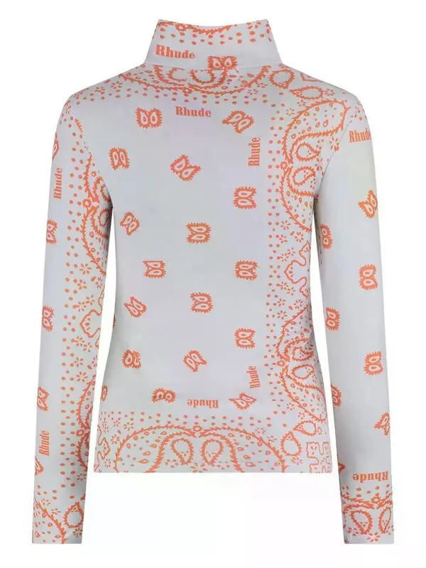 Rhude Printed Stretch Top