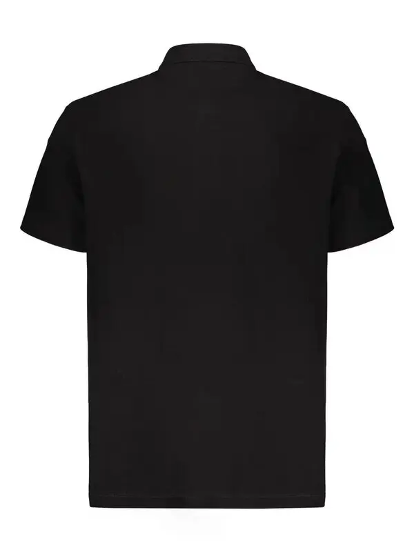 Versace Cotton Polo Shirt - Black