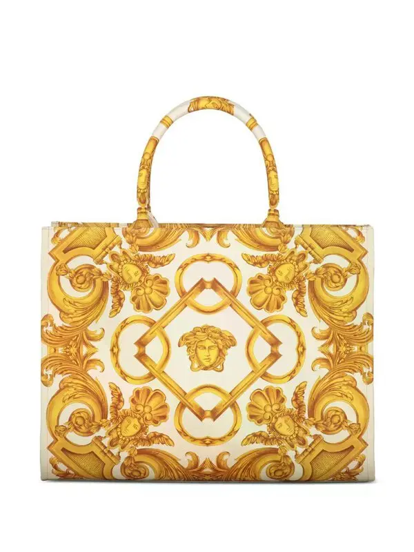 Versace Medusa Barocco Tote Bag - Neutrals