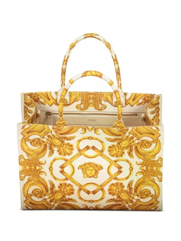 Versace Medusa Barocco Tote Bag - Neutrals