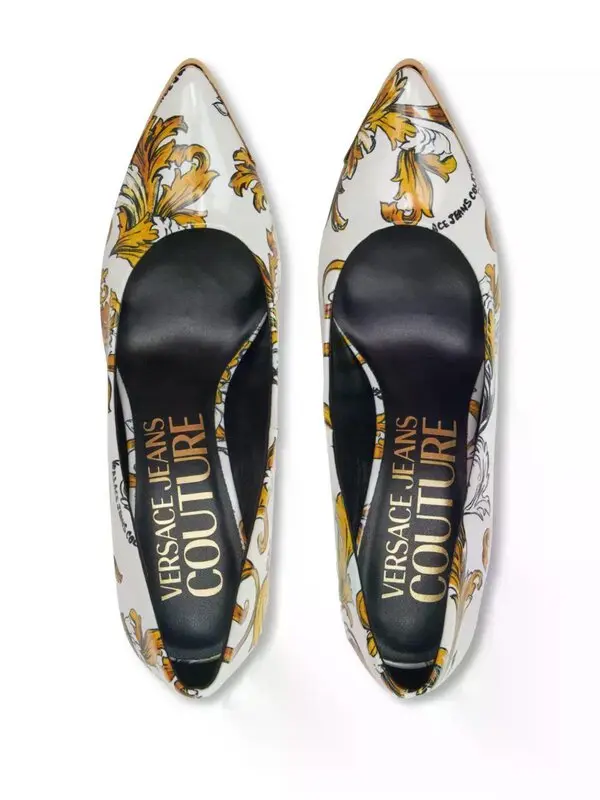 Versace Printed Pumps
