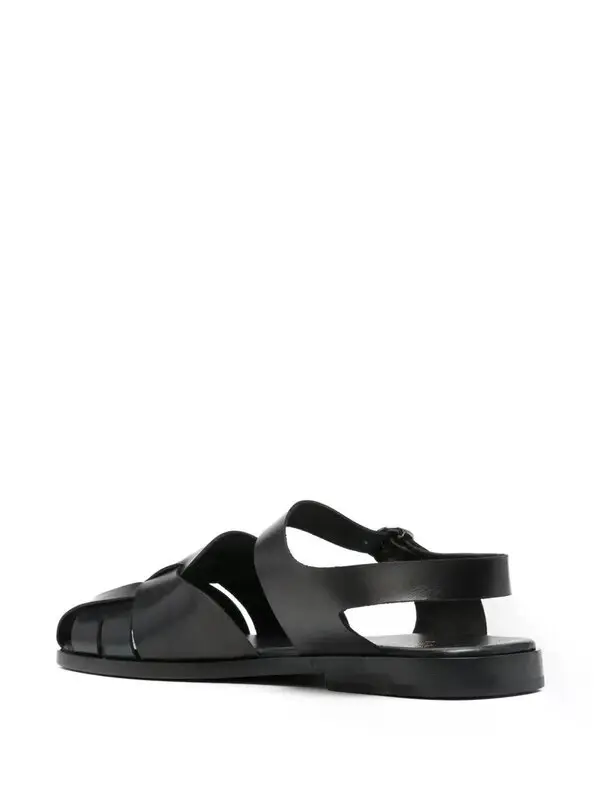 LIDFORT Leather Caged Sandals