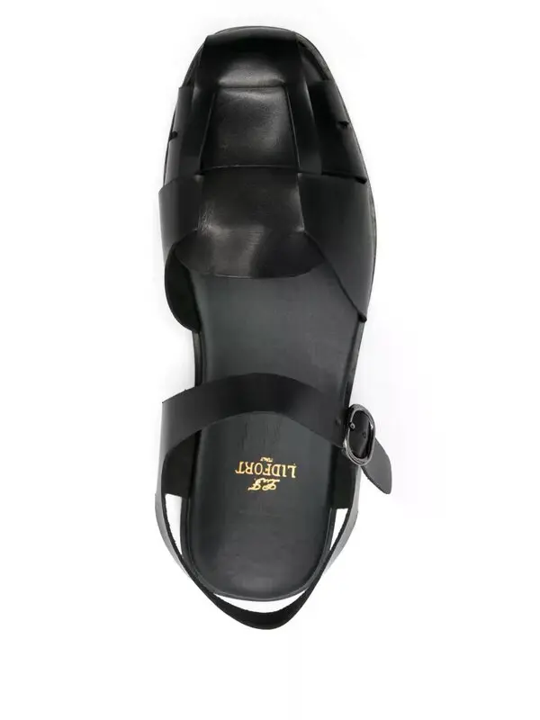 LIDFORT Leather Caged Sandals