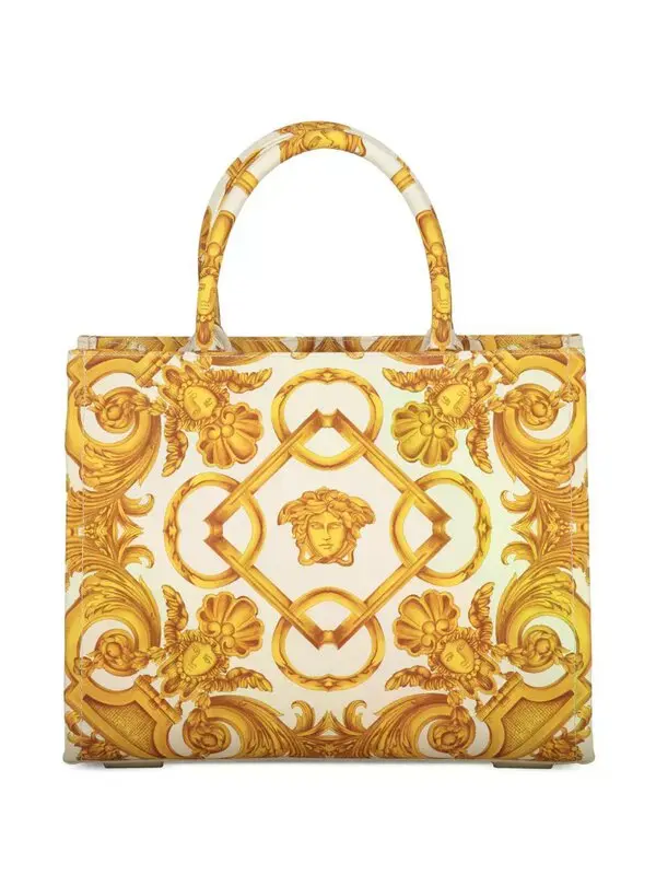 Versace Medusa Barocco Tote Bag - Neutrals