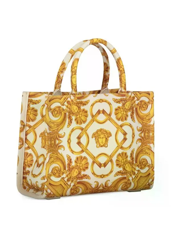 Versace Medusa Barocco Tote Bag - Neutrals