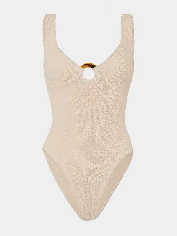Hunza G Celine One Piece Swimsuit - Blush