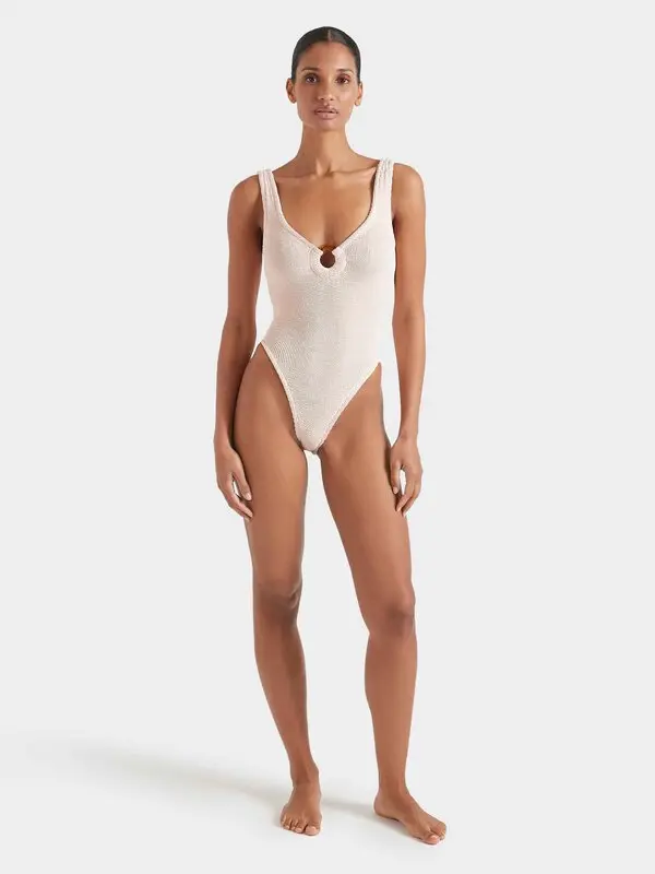 Hunza G Celine One Piece Swimsuit - Blush