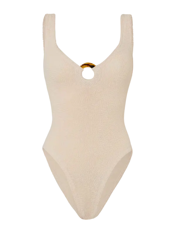 Hunza G Celine One Piece Swimsuit - Blush