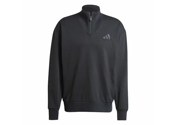 Adidas All Szn Fleece Quarterzip Crew Sweatshirt