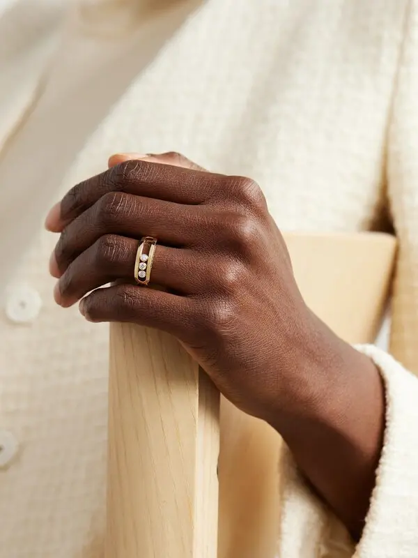 Messika Move Classique 18 Karat And Diamond Ring - Gold