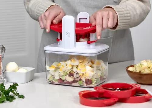 HENNING LEE 4-in-1 Fresh Prep Fruit And Veggie Slicer