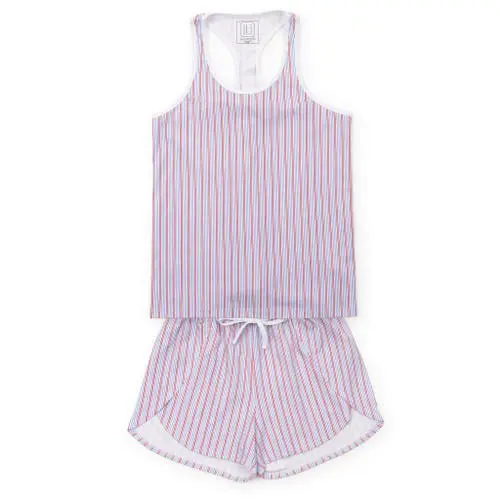 LILA AND HAYES Alyssa Pajama Short Set - Liberty Stripe