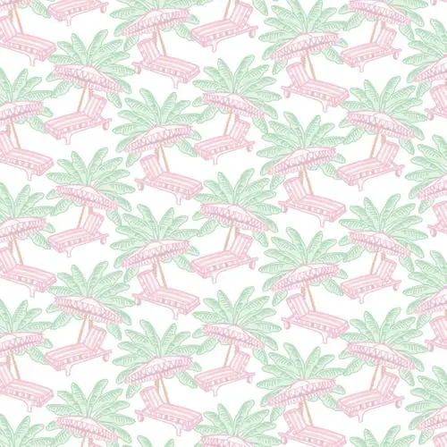 LILA AND HAYES Katie Nightgown - Poolside Palms