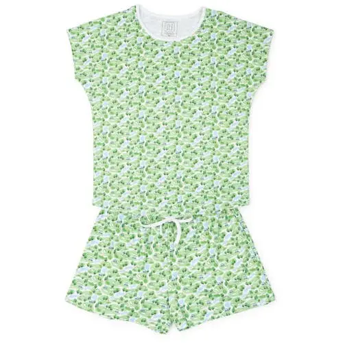 LILA AND HAYES Riley Pajama Short Set - Par For The Course